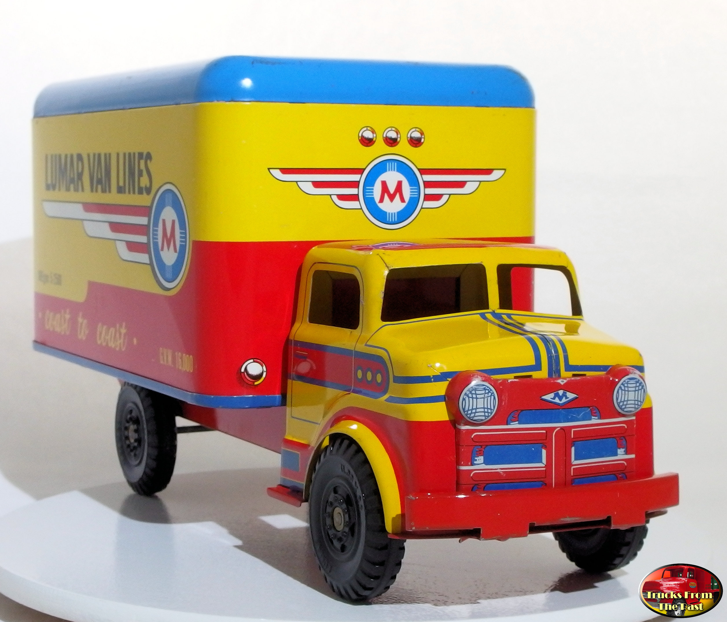 Marx/Lumar 1950’s Van Lines Box Truck - Trucks From The Past