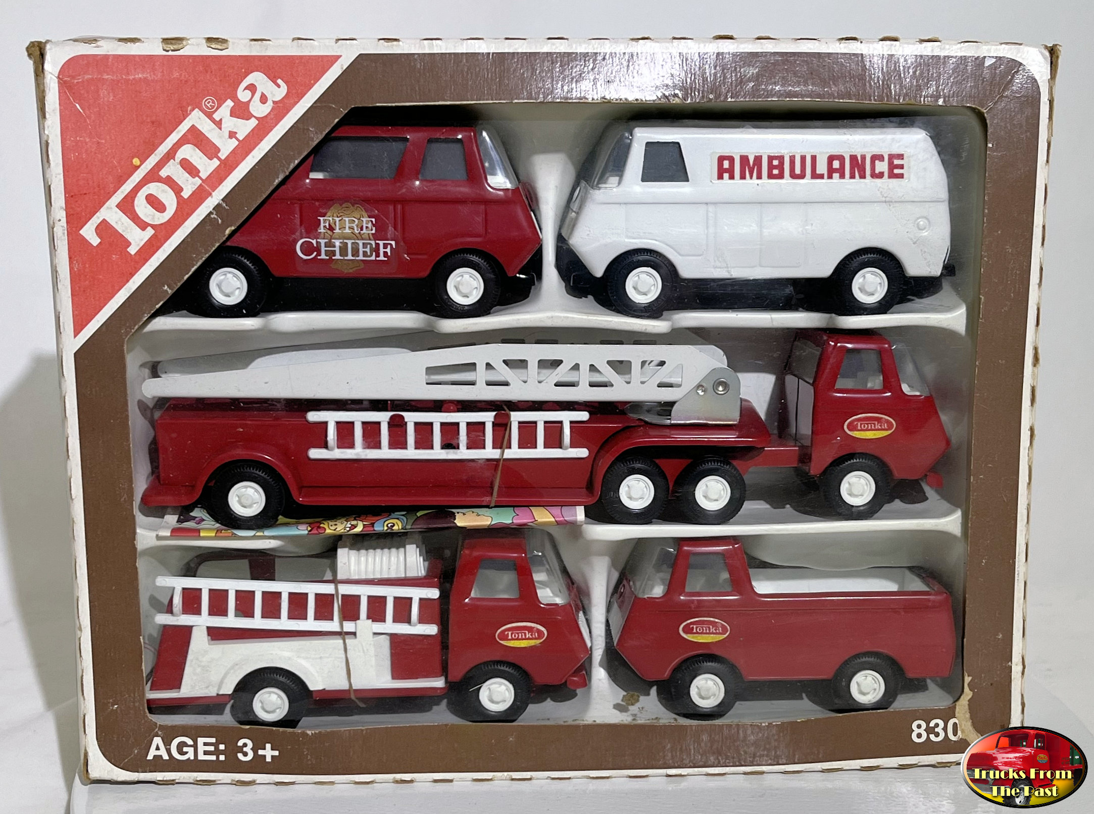 Tiny Tonka 1974 Fire Department Set - Trucks From The Past